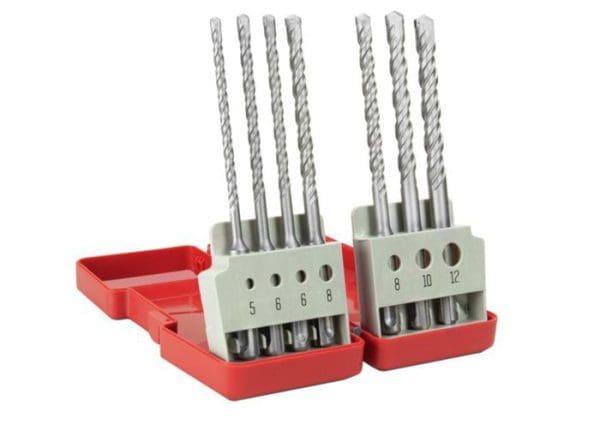 סט 7 מקדחים לפטישון SDS-Plus - פולק כלי עבודה