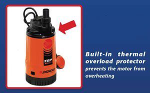 משאבה טבולה "¼1 למים 42m ספיקה 80 ל/ד תוצרת איטליה 1943 Pedrollo TOP ...