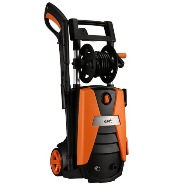 מכונת שטיפה בלחץ חד פאזי 150 בר 2000w צינור 5 מטר - פולק כלי עבודה